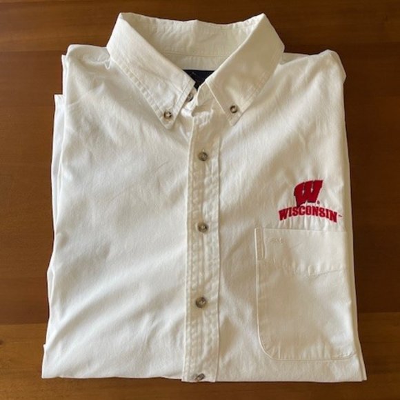 Antigua | Shirts | Vintage Mens White Dress Shirt With University Of ...